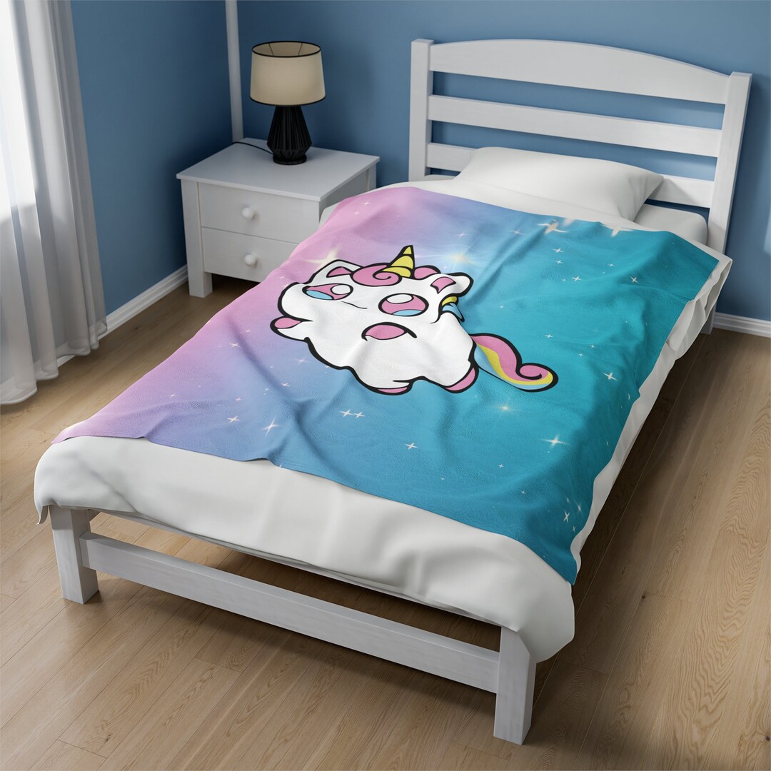 Aphmau Meemeow Unicorn Kitty Velveteen Plush Blanket - Etsy