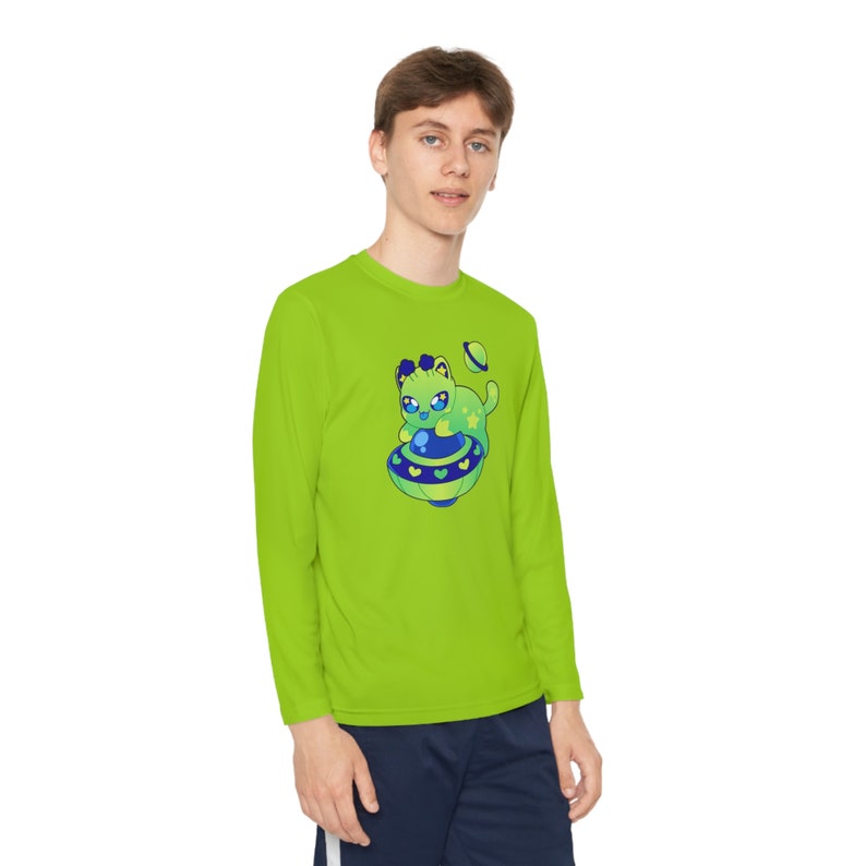 Aphmau Alien Cat Meemeow Youth Long Sleeve Competitor Tee - Etsy