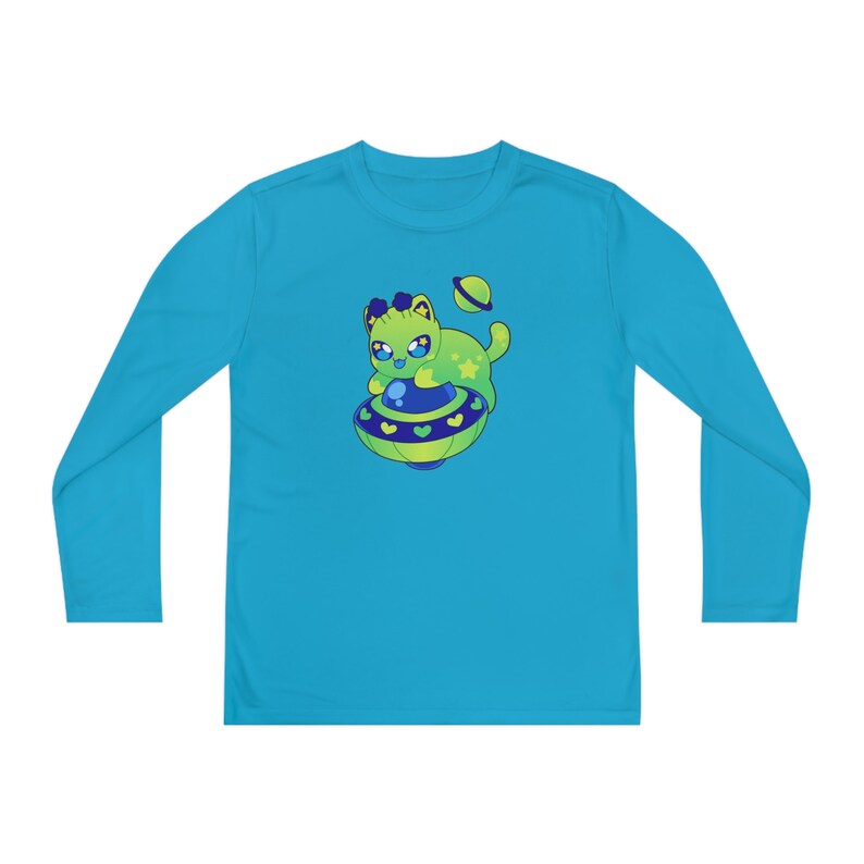 Aphmau Alien Cat Meemeow Youth Long Sleeve Competitor Tee - Etsy