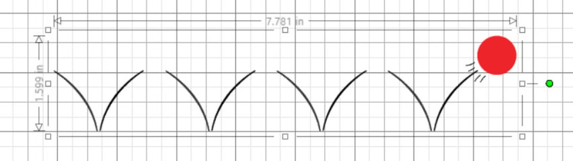 Red Bouncing Ball PNG Border - Etsy