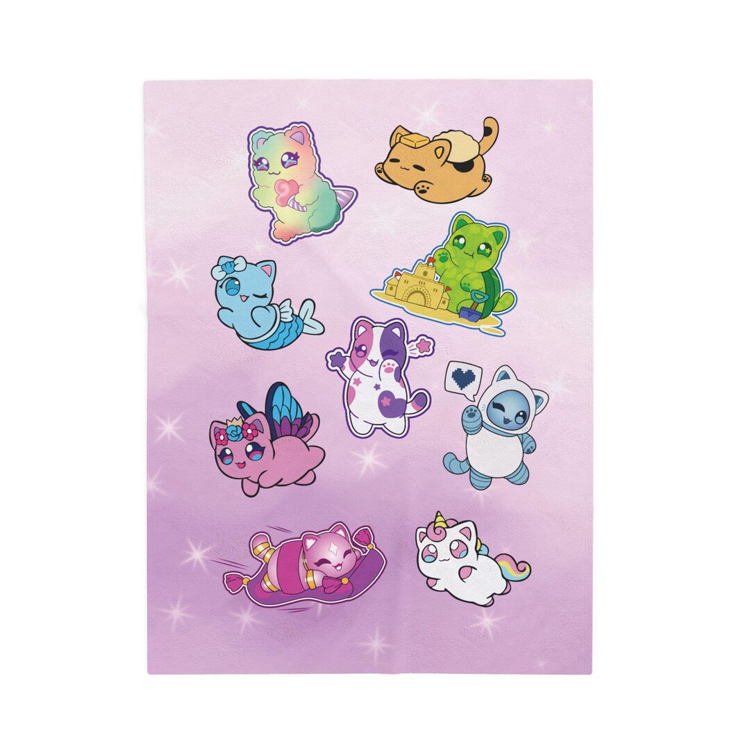 Aphmau Meemeows Velveteen Plush Blanket 50x60 - Etsy