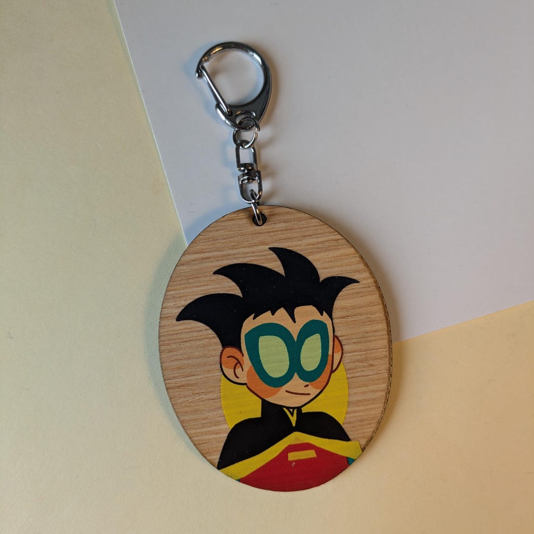 Robin Tim Wooden Keychain - Etsy