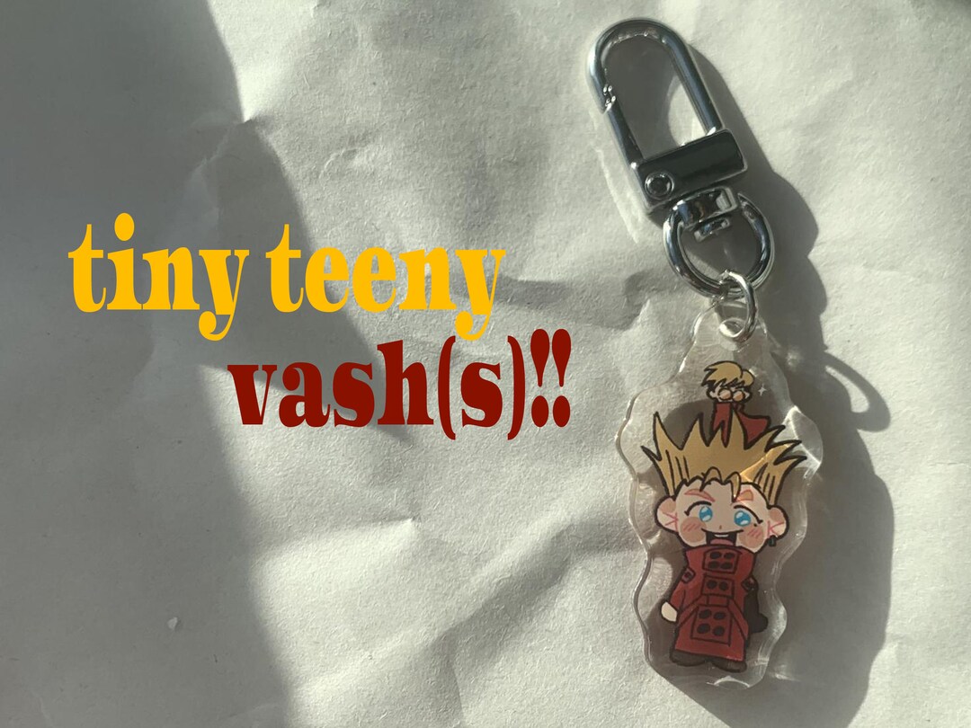 Trigun Vash the Stampede Epoxy Keychain Charm - Etsy