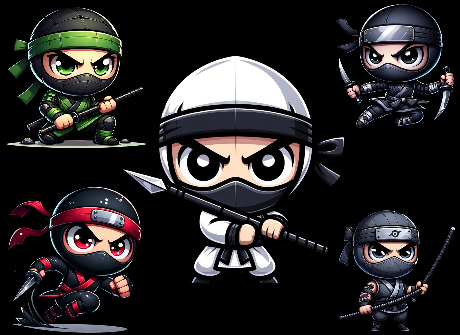 Cute Ninja Clipart, Japanese Culture, Cultural Symbols, Cultural Art, Asian Designs, Ninja ...