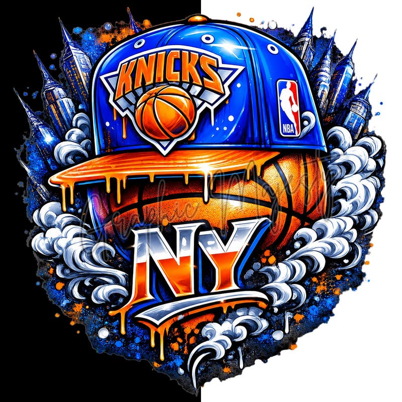 Knicks Graffiti Svg - Etsy