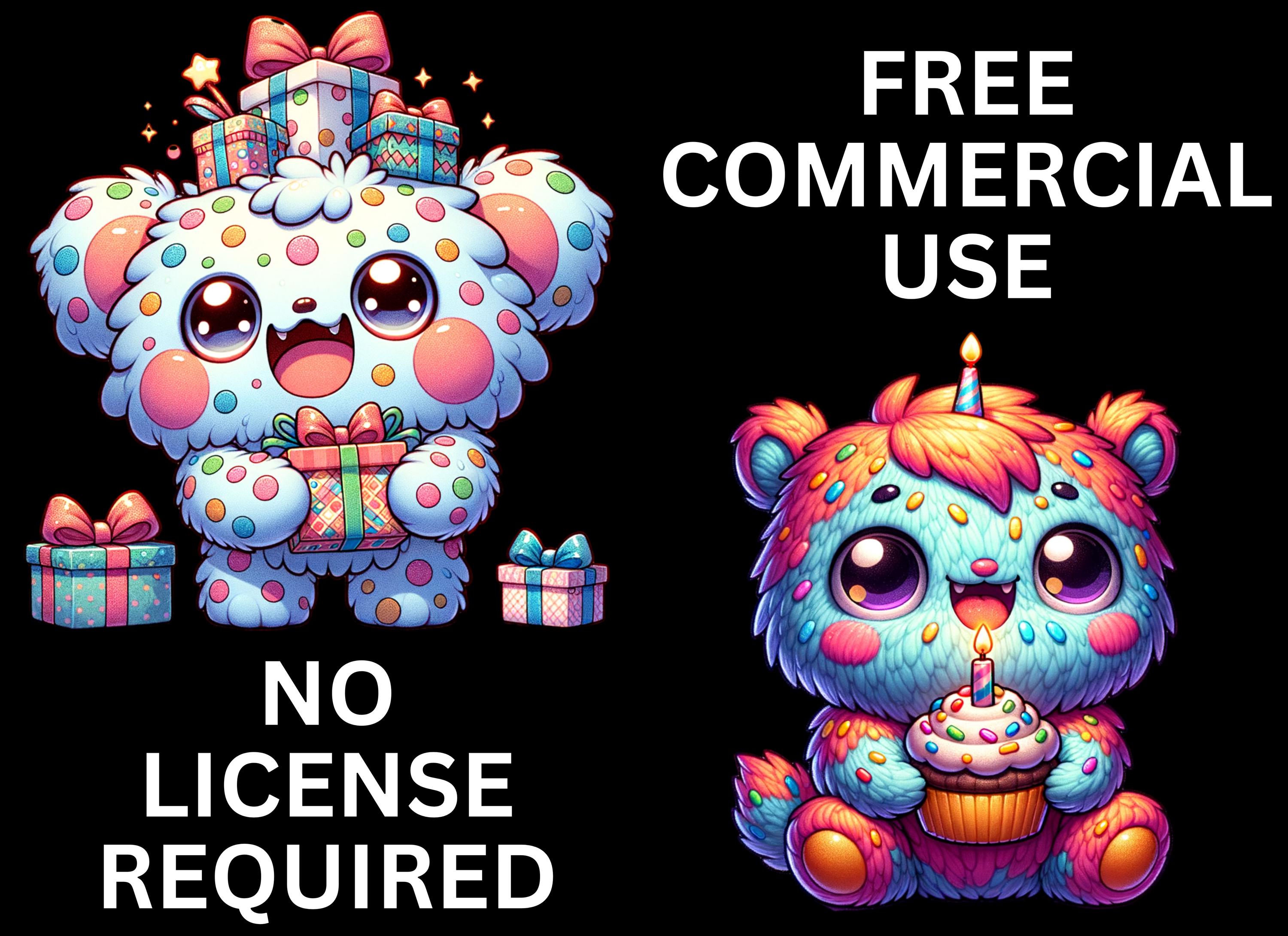 Birthday Monsters Clipart, Cute Celebration Monster PNG, Happy Birthday ...