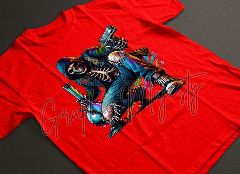 Stoner Thug Skeleton PNG Instant Download T Shirt Graphic, Hip Hop ...
