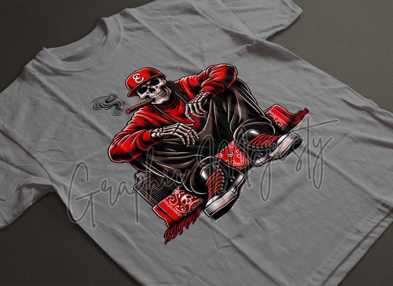 Skeleton Thug Stoner PNG: Gangster Skull Art, Urban Design (commercial ...