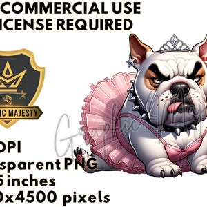 Grumpy Bull Dog Terrier Clipart Bundle, Cute Angry Pitbull Clipart, Dog ...