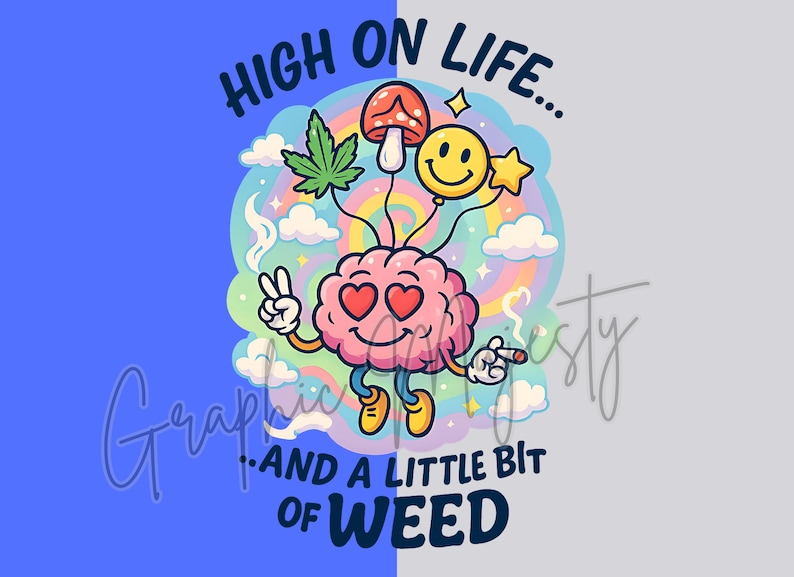 Psychedelic Stoner PNG Image: Hippie Graffiti Art (digital Download) - Etsy