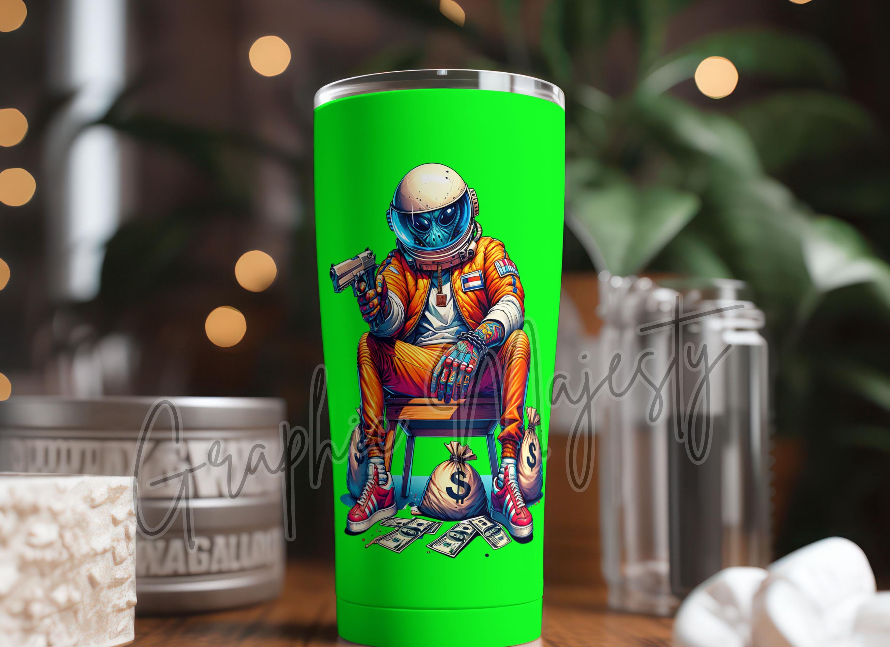 Alien Astronaut Thug PNG File, Instant Download T Shirt Graphic, Urban ...