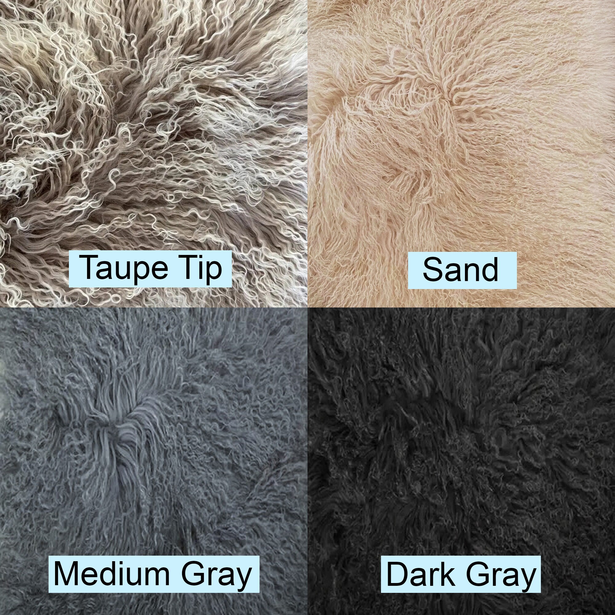 Tibetan Lamb Pillows | Luxurious Sheepskin Pillows | Genuine Mongolian ...