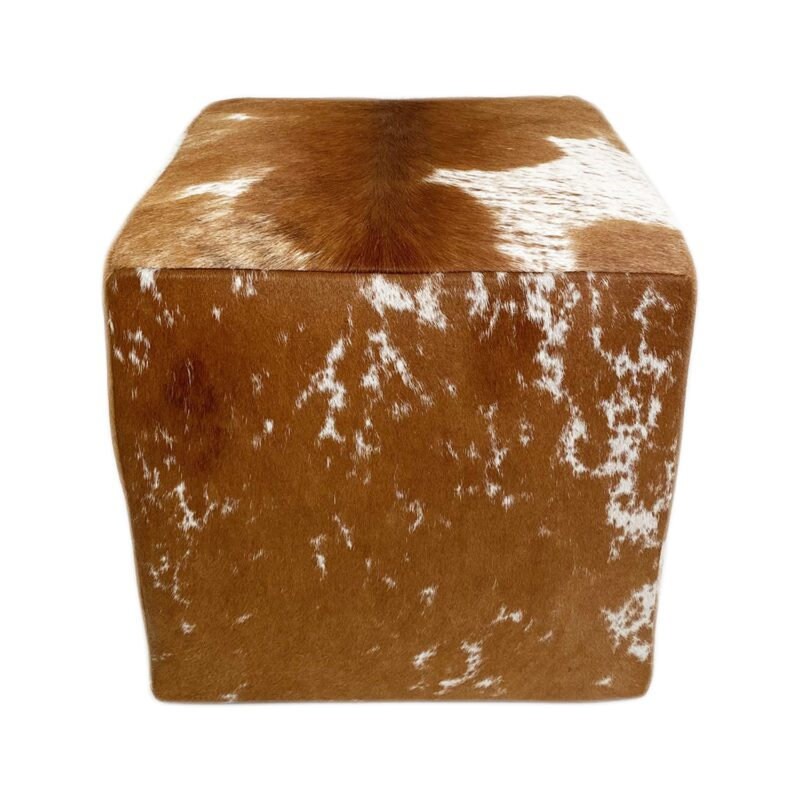 Cowhide Ottoman - Etsy