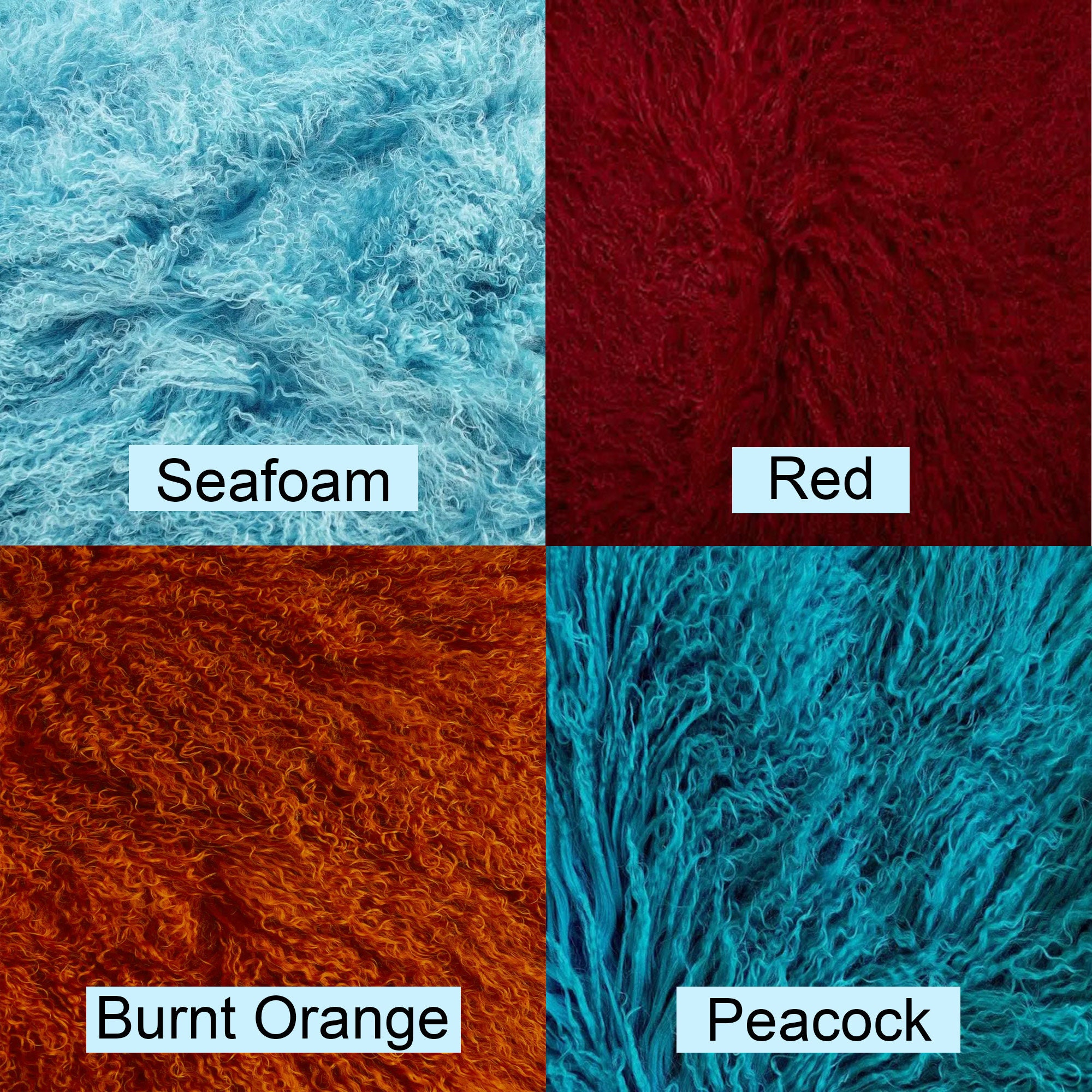 Stone Tibetan Lamb Lumbar Pillow | Luxurious Sheepskin Pillows ...