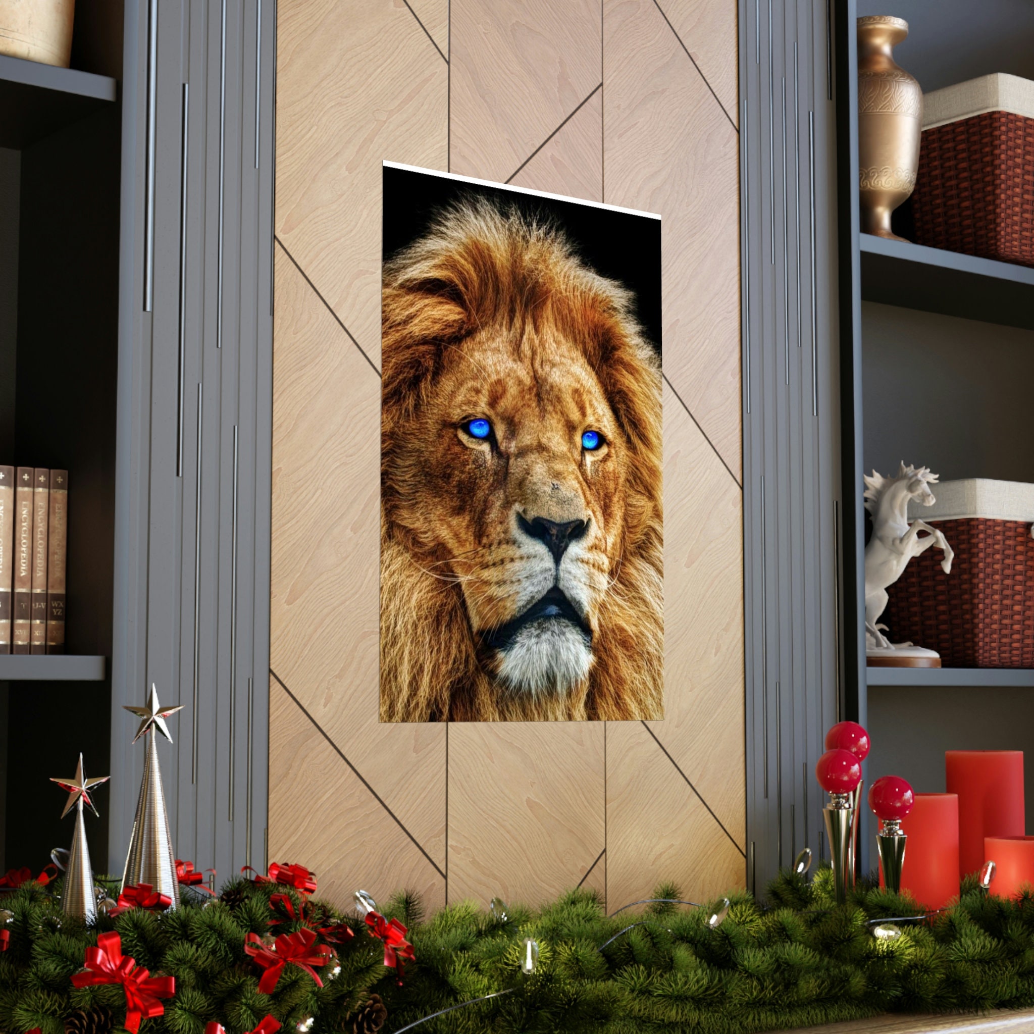 Premium Matte Vertical Lion Posters - Etsy