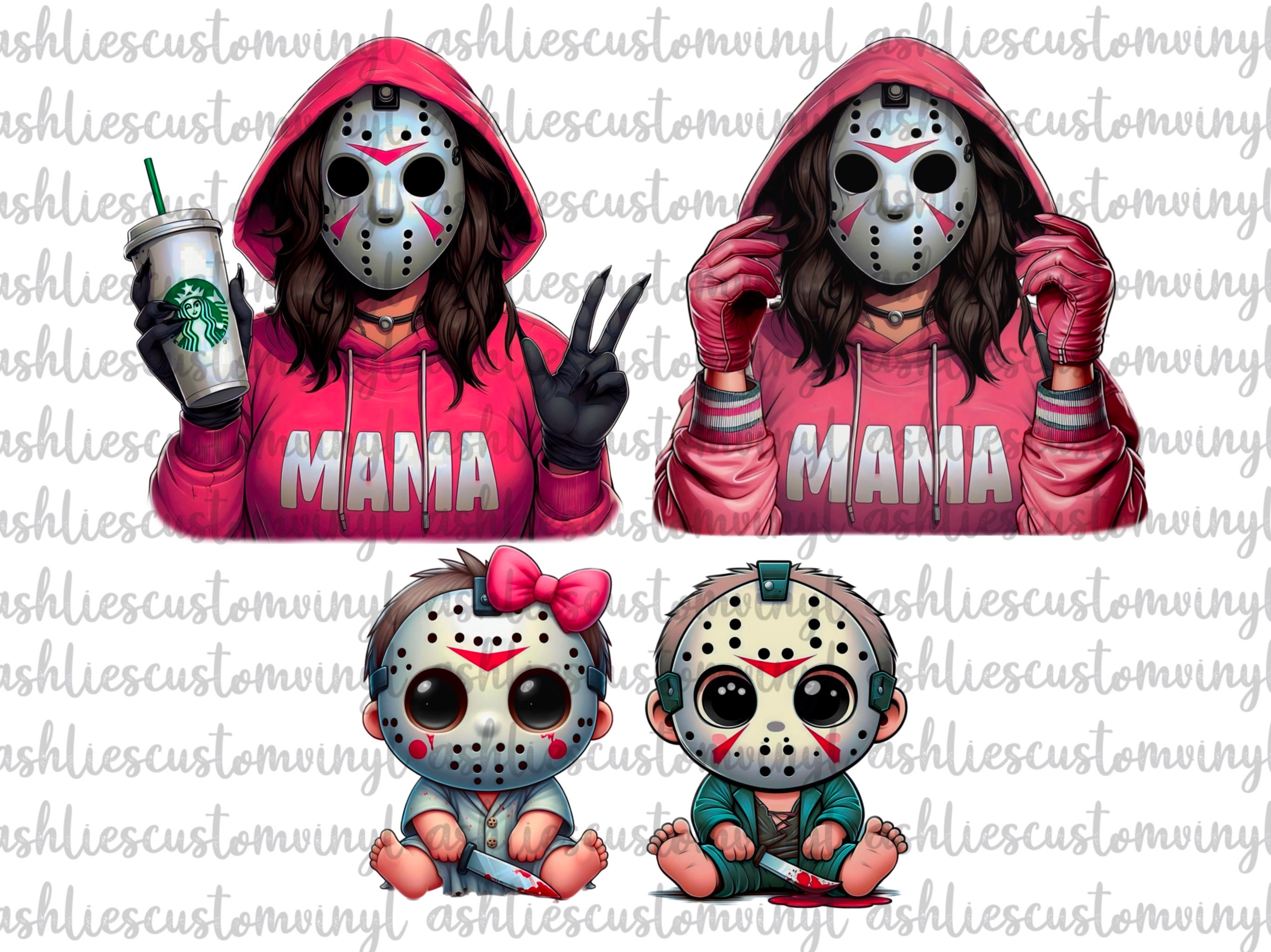 Jason Mama Png Bundle - Etsy