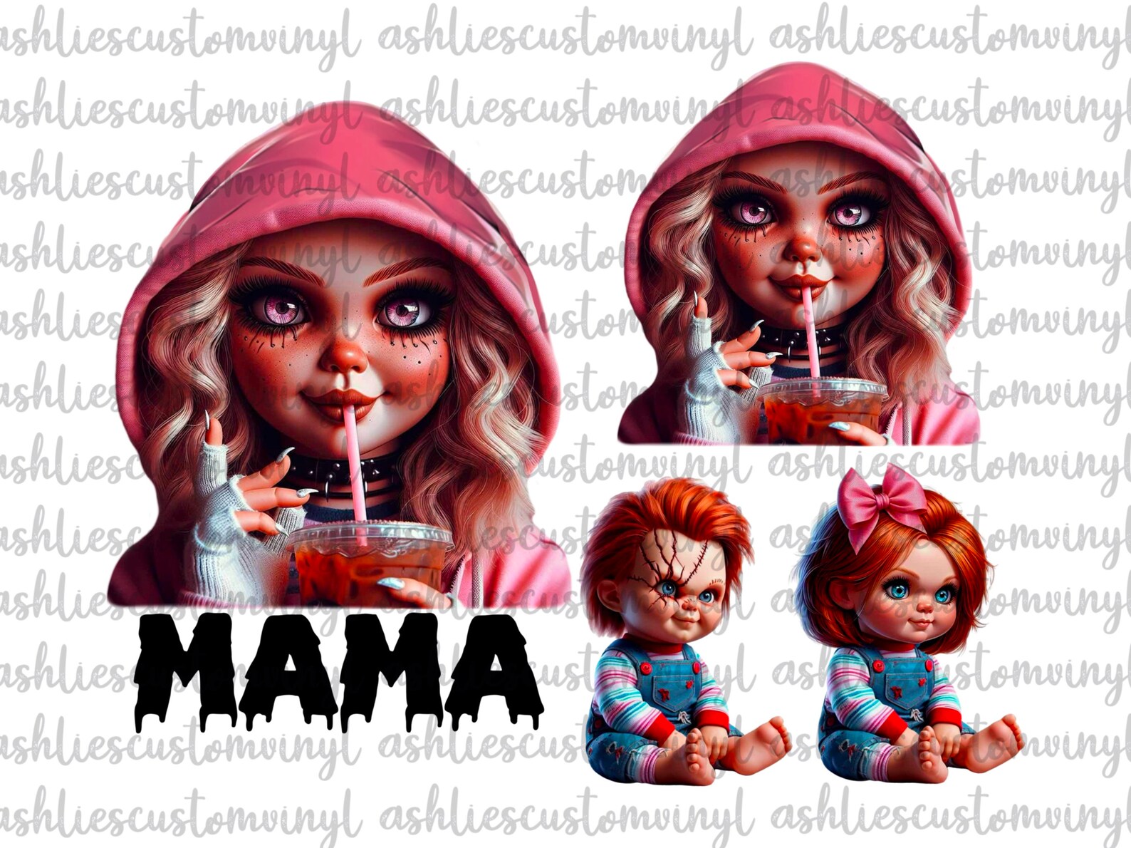 Chucky Mama Png Bundle - Etsy
