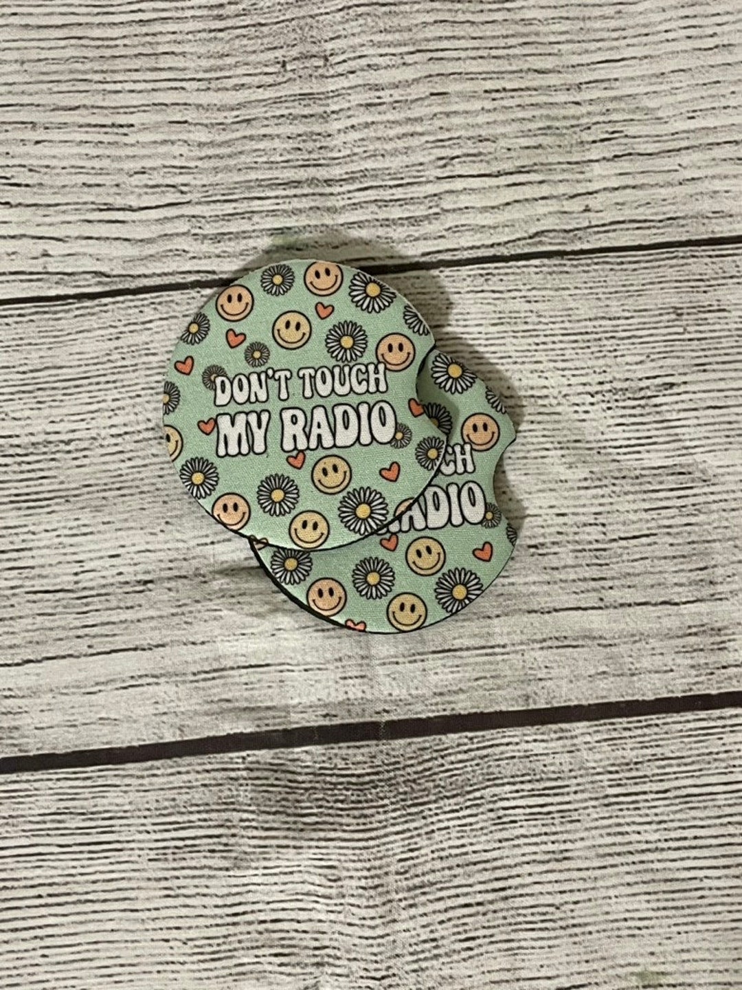 Radio Car Coaster Dont Touch My Radio / Mom/ Car Coaster/ - Etsy