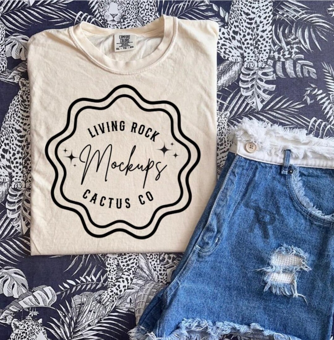 Comfort Colors Ivory C1717 Mockup/ Trending Mockups/ Summer Mocks ...