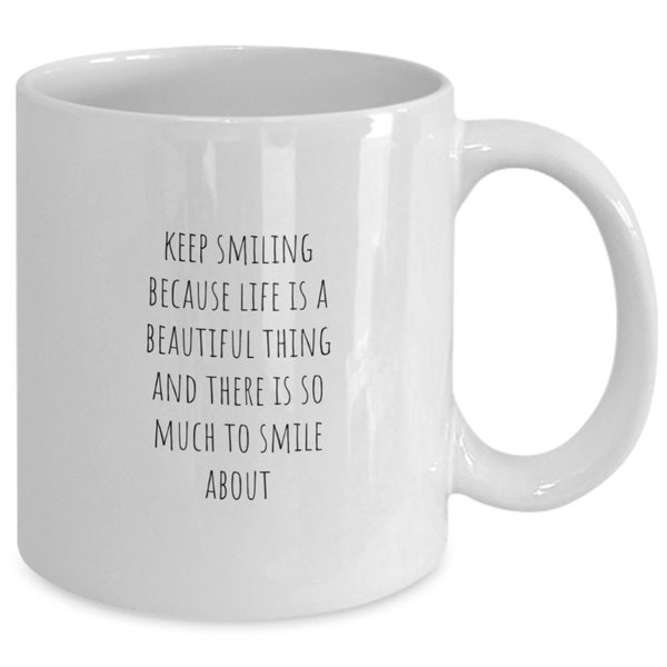 Keep Smiling Mug - Etsy