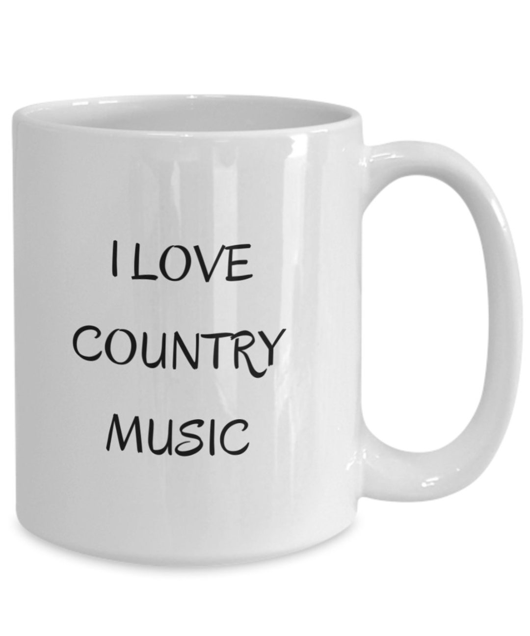 Country Music Mug,music Lover,i Love Country Music,musician Coffee Mug ...