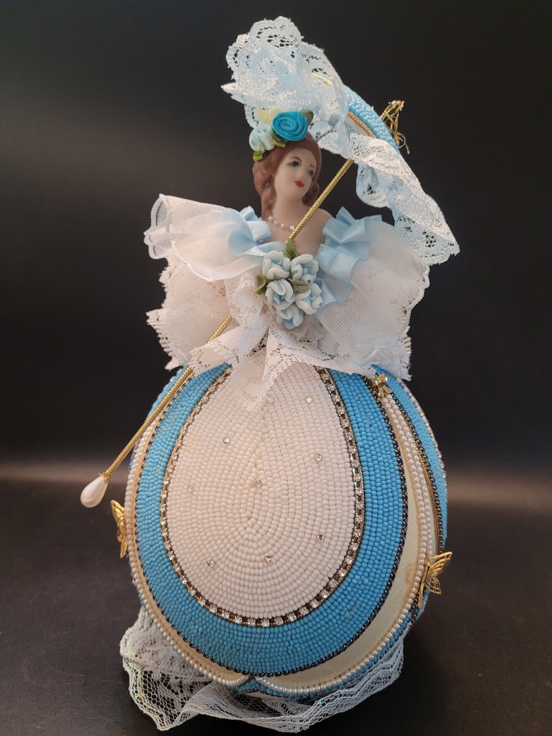Hand Made Doll Egg Half Doll 8.5 - Etsy