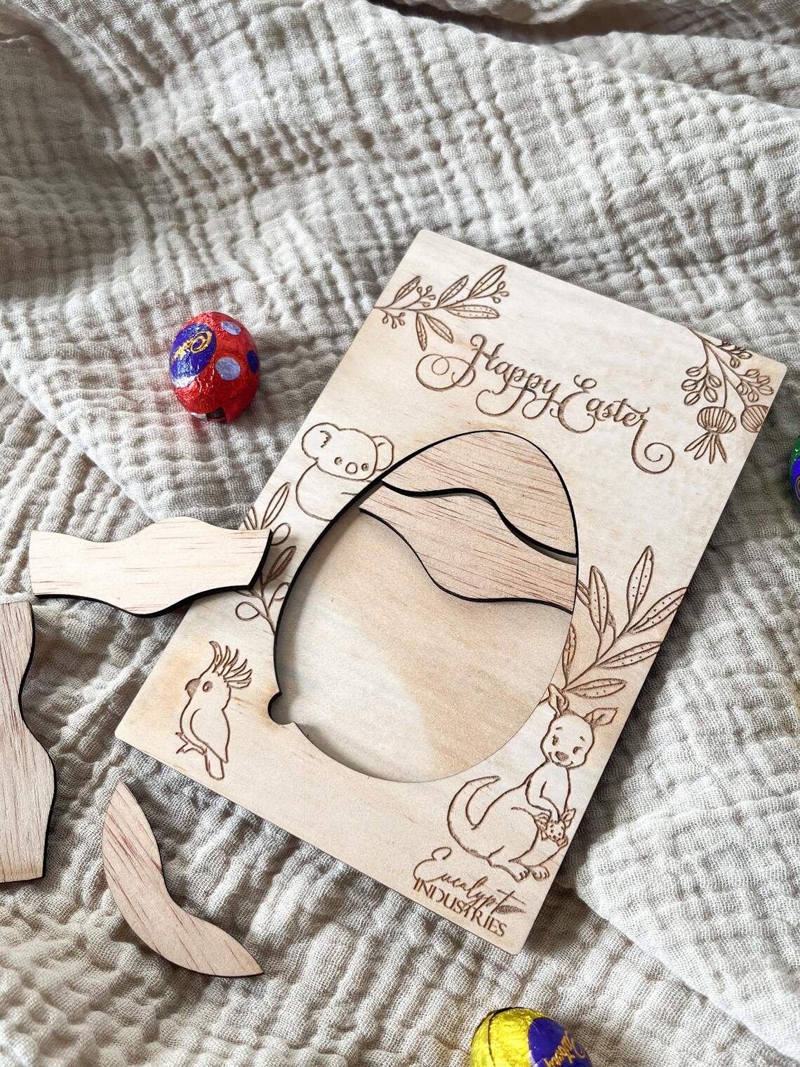Easter Egg Puzzle | Kids Activity| Wooden Easter Gift | Laser Cut Files ...