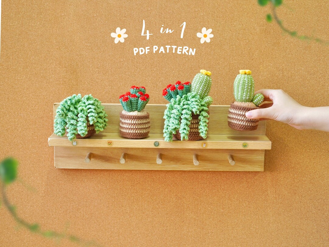 Catus Basket Crochet Pattern, Sedum Burrito Basket Crochet Pattern ...