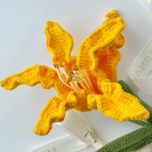 Iris Flower Crochet Pattern, Crochet Flower Bouquet Pattern, Crochet ...