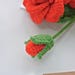 Passionate Red Roses Crochet Pattern, Crochet Flower Bouquet Pattern ...