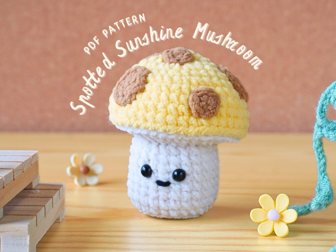 Dotted Sunray Amigurumi Crochet Pattern, Garden Defender Amigurumi ...