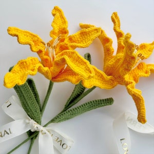 Iris Flower Crochet Pattern, Crochet Flower Bouquet Pattern, Crochet ...