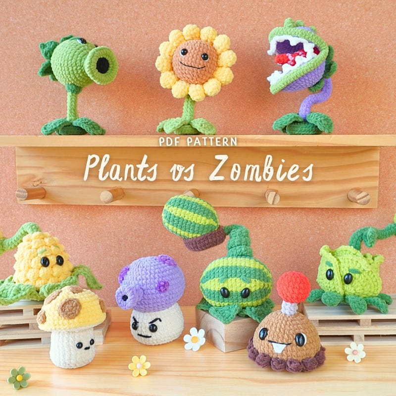 Plants Vs. Zombies Crochet Pattern - Etsy