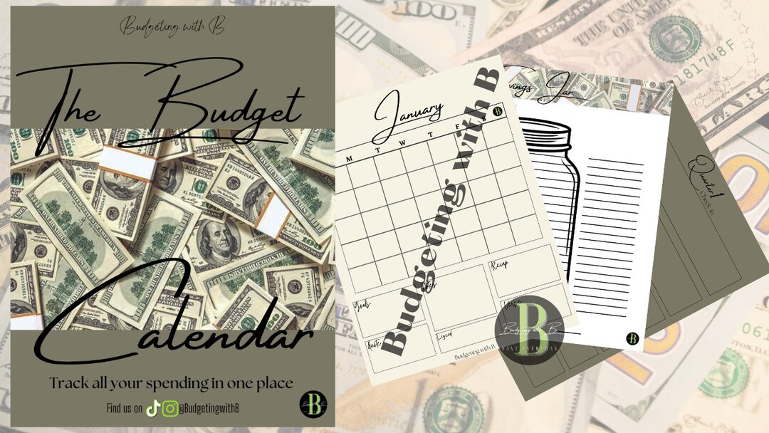 The Budget Planner Printable & Digital Copy - Etsy