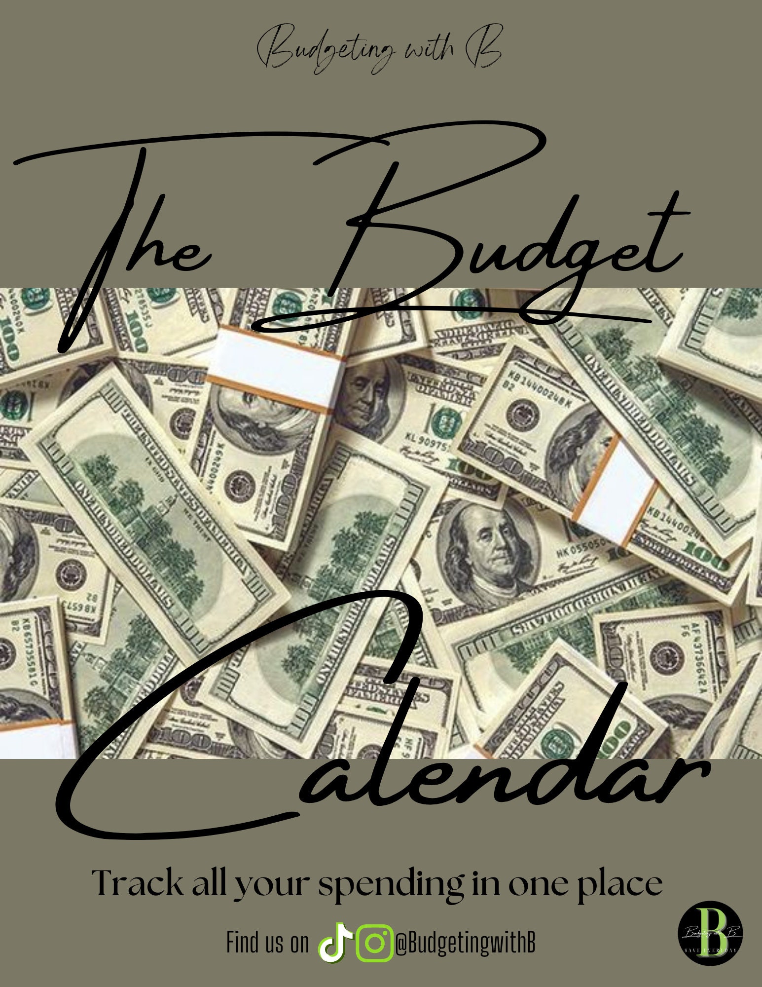 The Budget Planner Printable & Digital Copy - Etsy