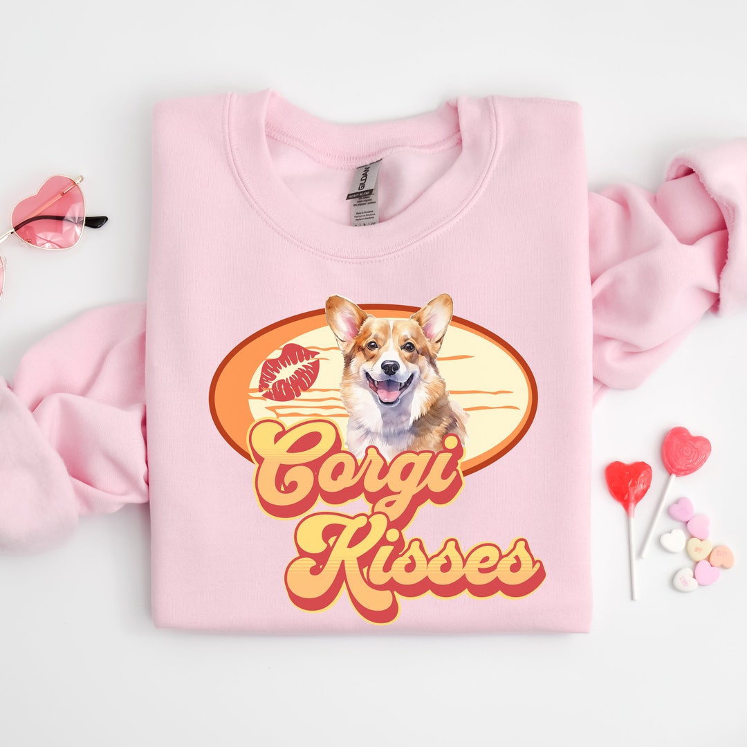 Corgi Valentine Sweatshirt Custom Gift Idea for Corgi Owner Lover Mama ...