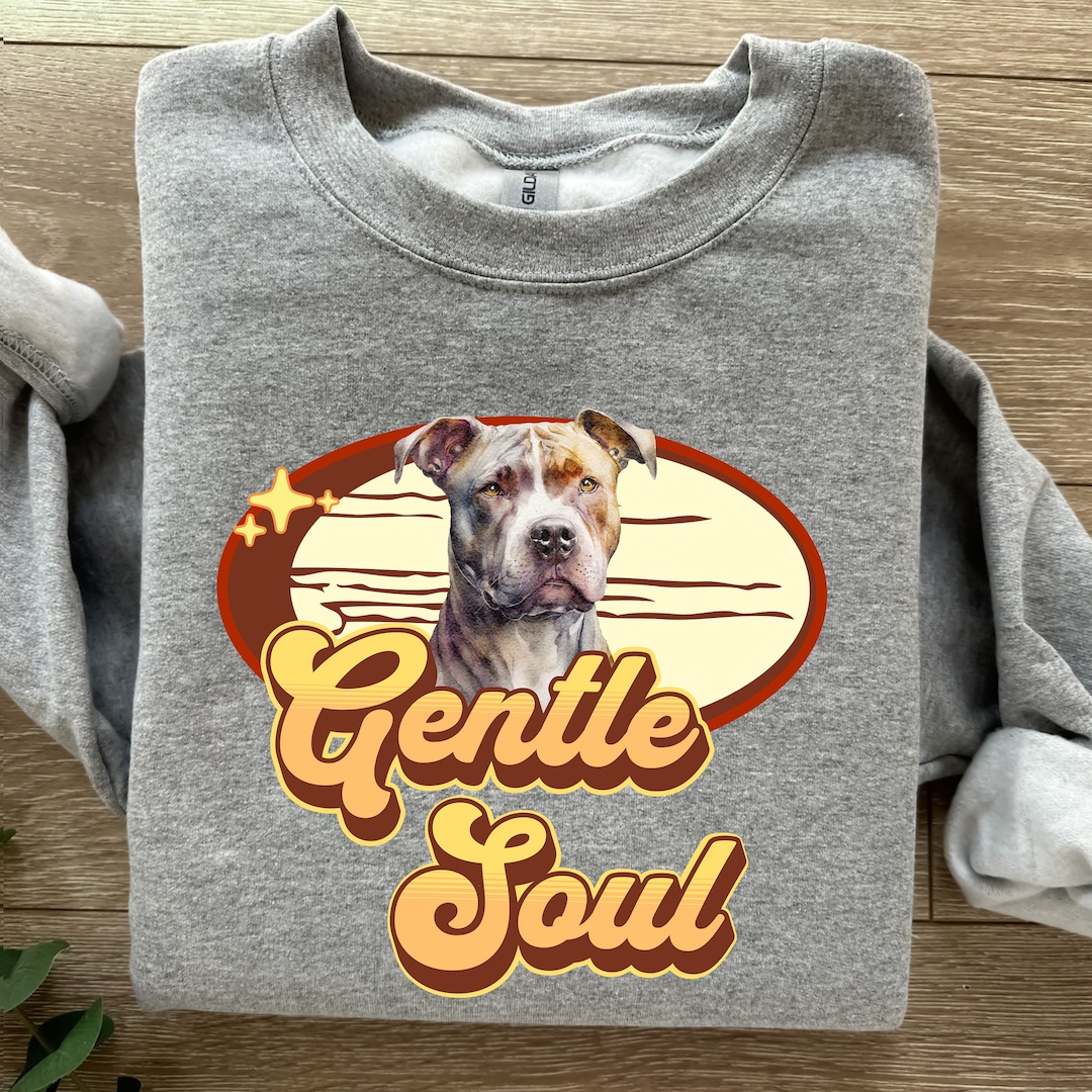 Pit Bull Sweatshirt for Pittie Owner Bully Sweater APBT Lovers Gift for ...