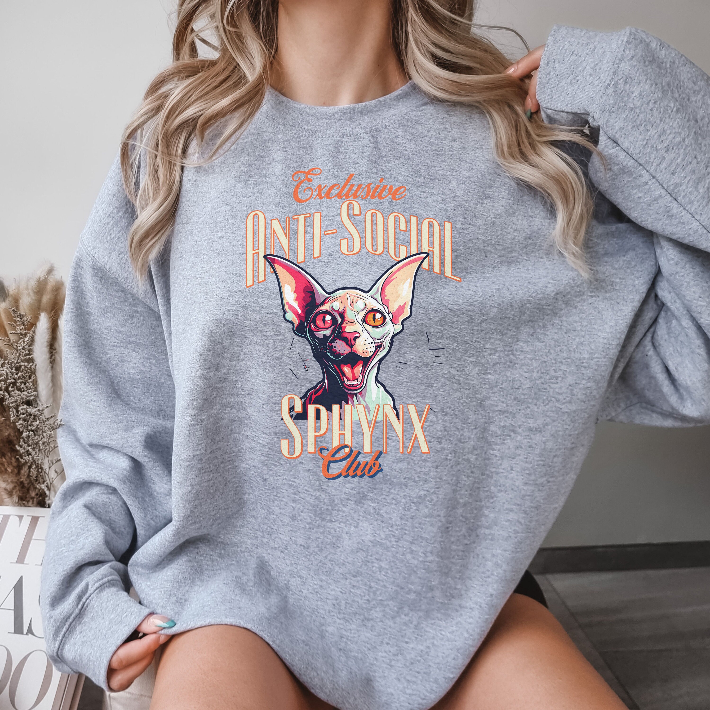 Sphynx Cat Sweater, Custom Cat Shirt, Sphynx Cat Clothes,cat Mom ...