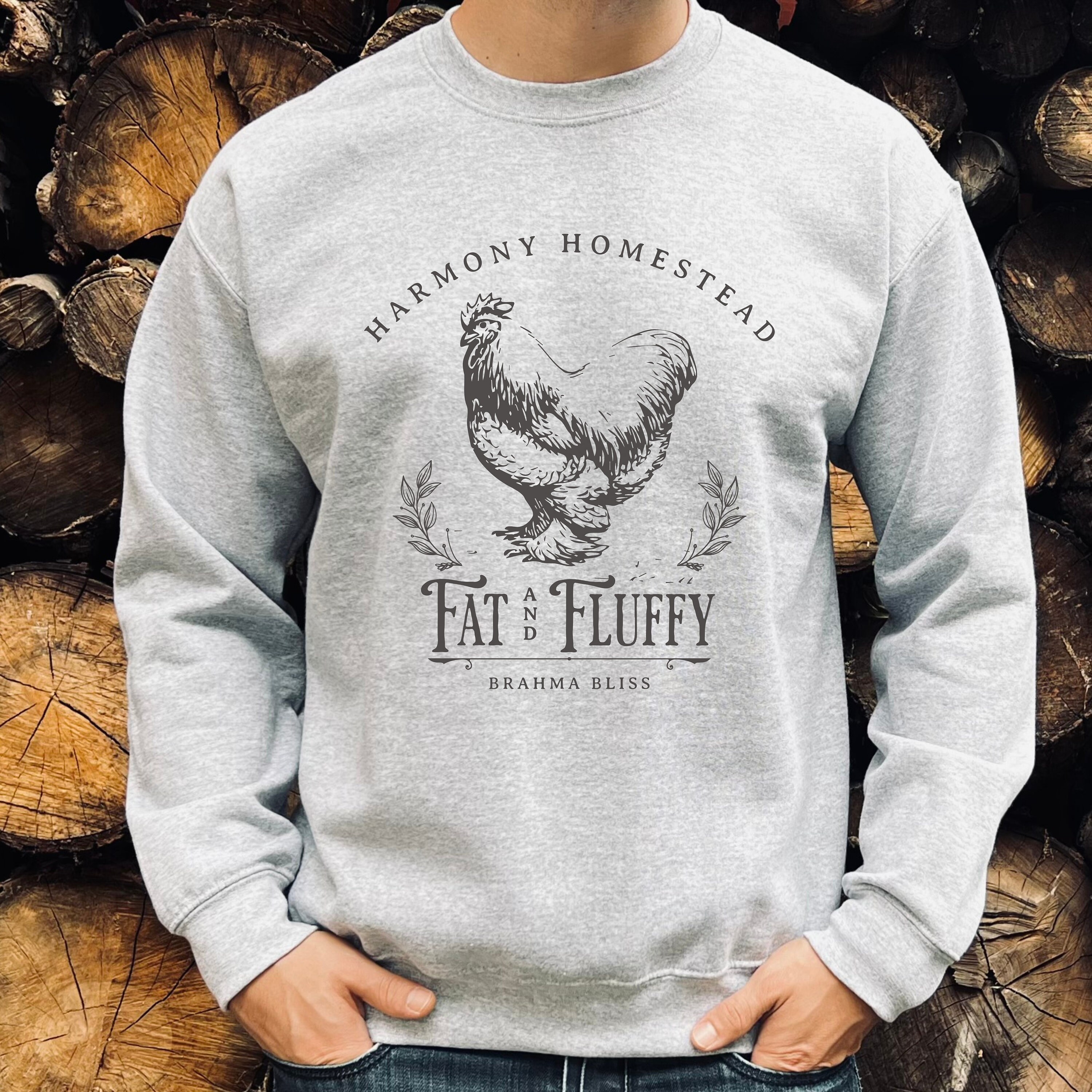 Cozy Funny Chicken Sweatshirt Gift Brahma Lover Sweater Farm Life ...
