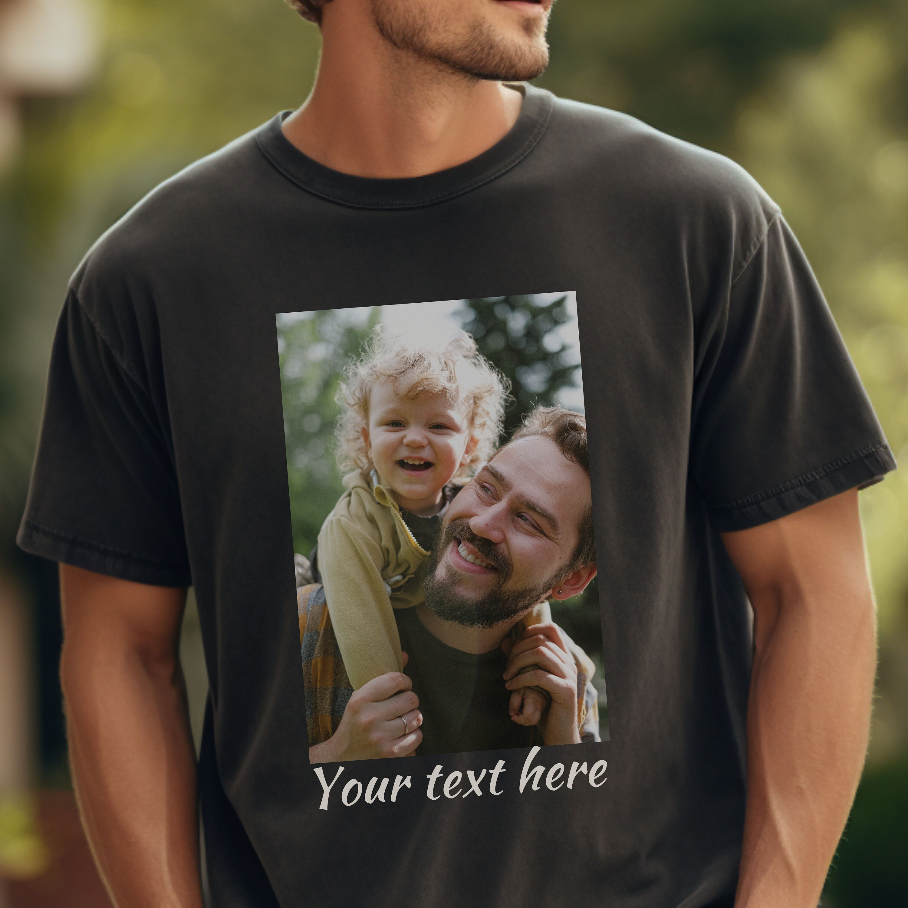 Custom Photo Shirt, Vintage Graphic 90s Tshirt, Comfortcolors T, Custom ...