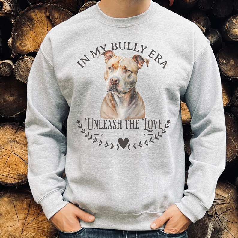 Pit Bull Sweatshirt for Pittie Owner Bully Sweater APBT Lovers Gift for ...