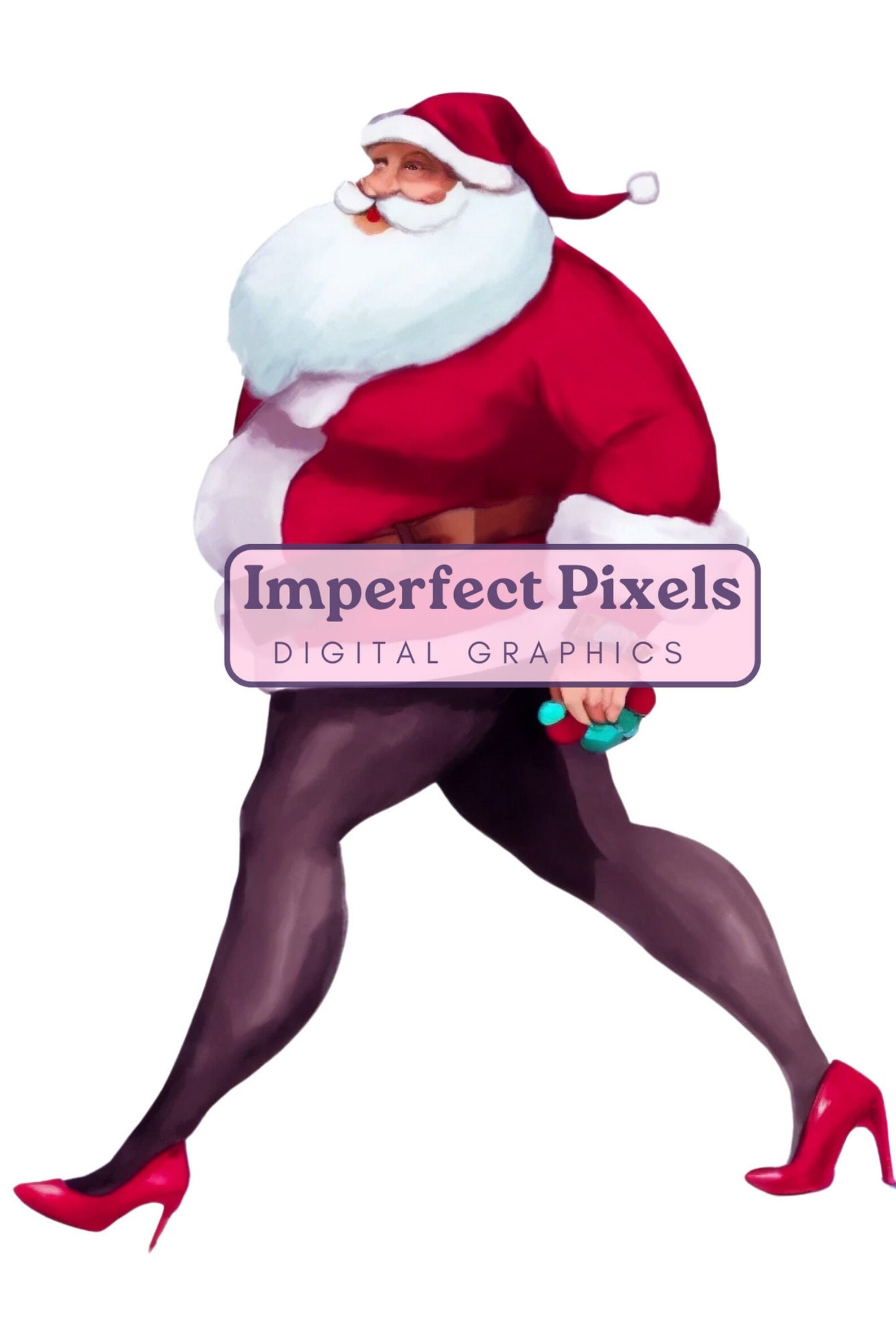 Digital Download Santa Slay Print at Home Printable Instant ...