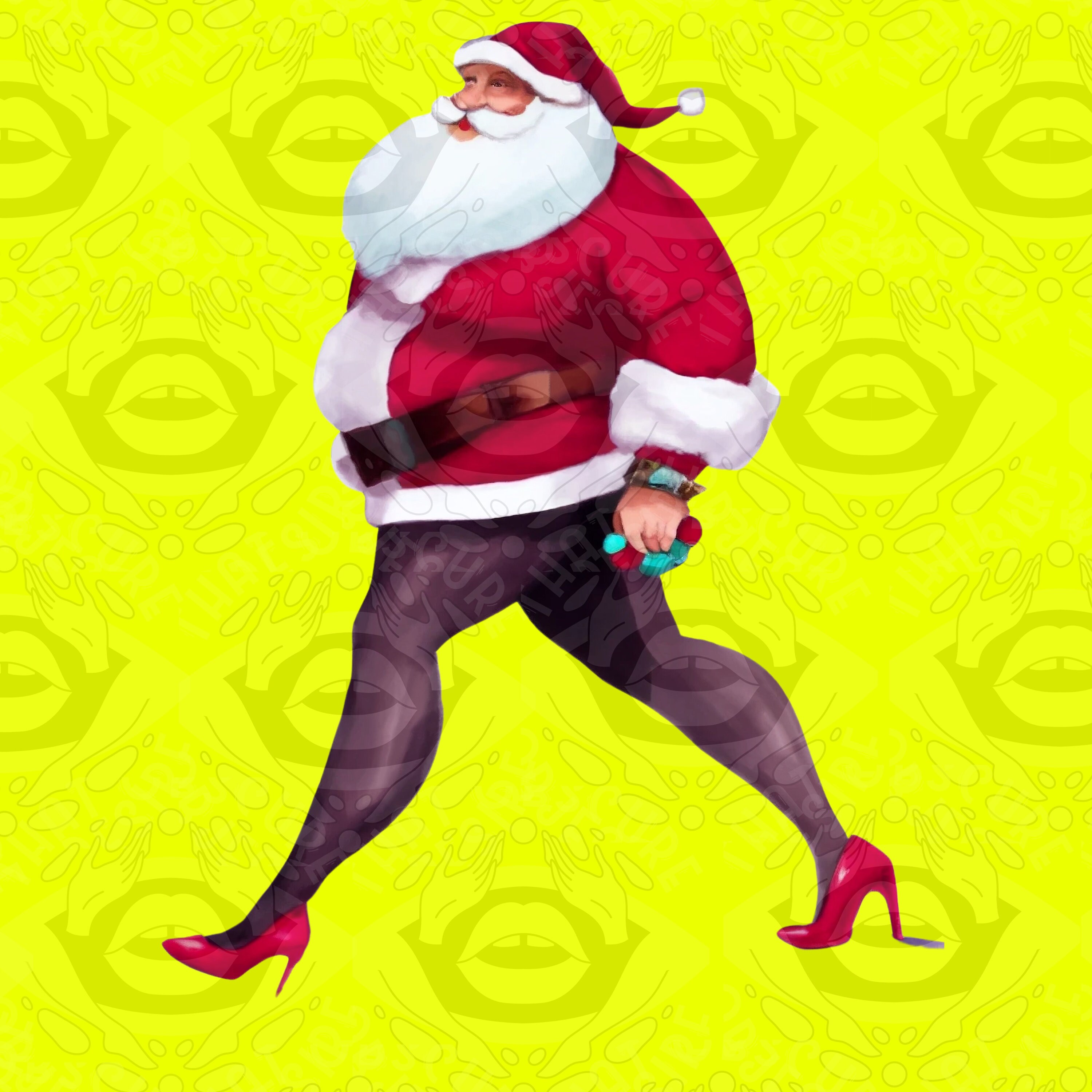 Digital Download Santa Slay Print at Home Printable Instant ...