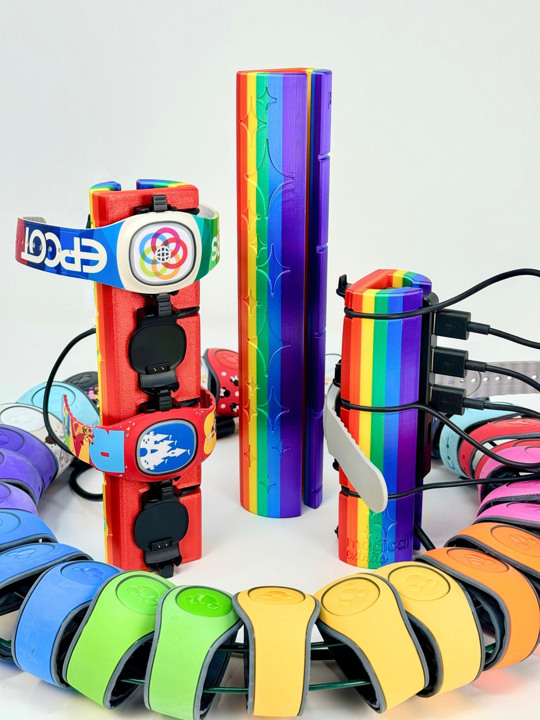 Rainbow Magicband+ Charging Tower - Etsy