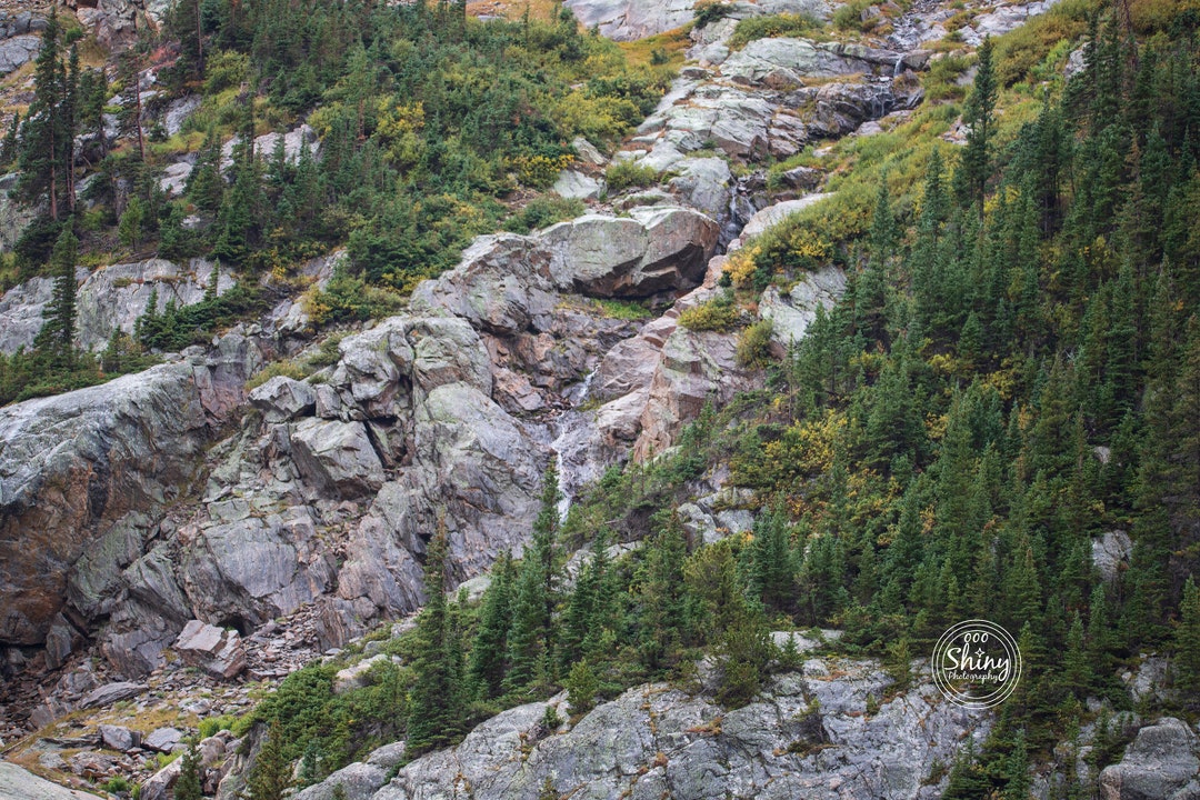 Waterfall Down the Mountainside ~ Nature Photography Print ~ Fine Art ...