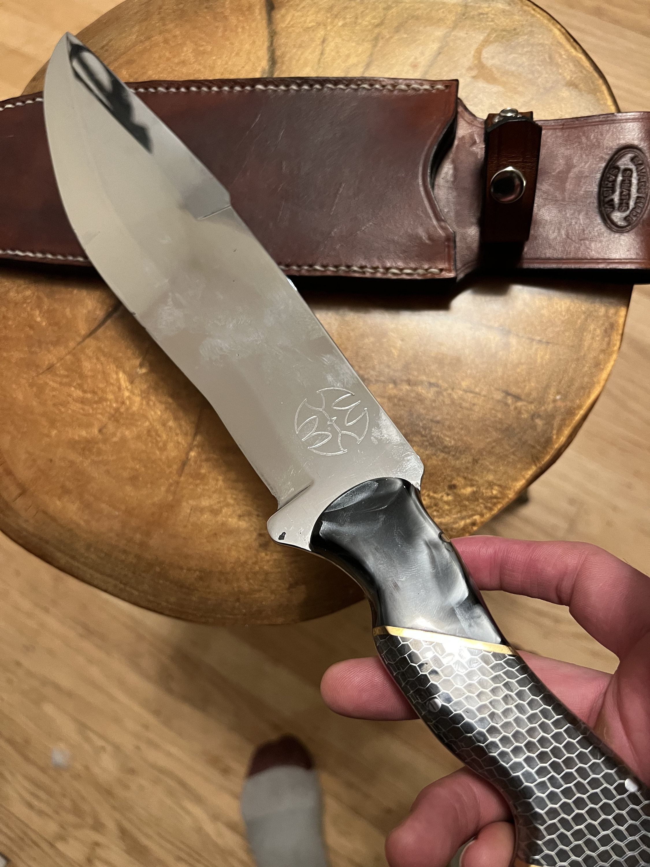 Hand Forged 11 Chopper Knife - Etsy