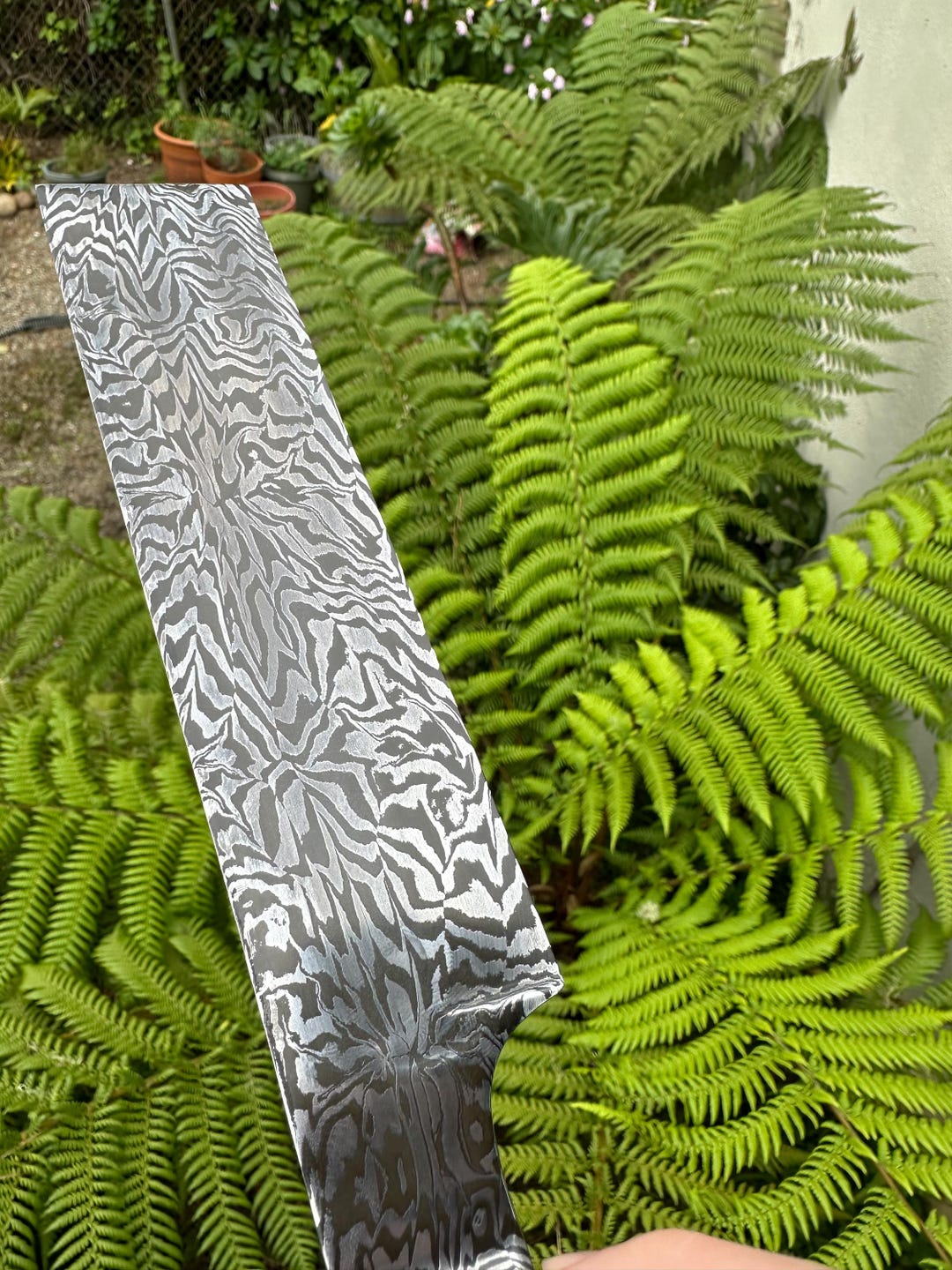 6-1/2” Exotic Explosion Damascus Japanese Nikri Knife - Etsy
