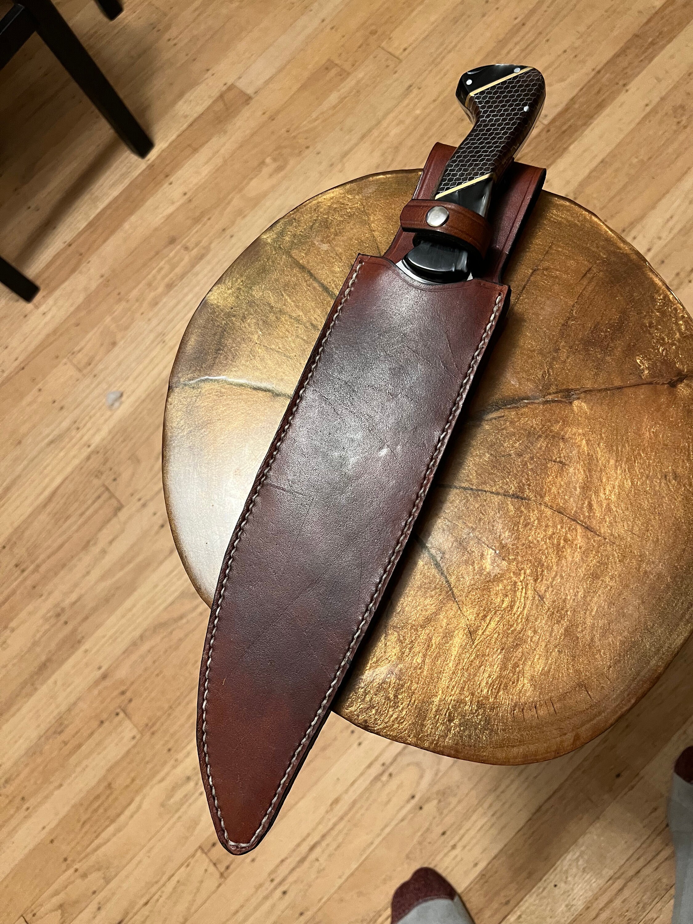 Hand Forged 11” Chopper Knife - Etsy
