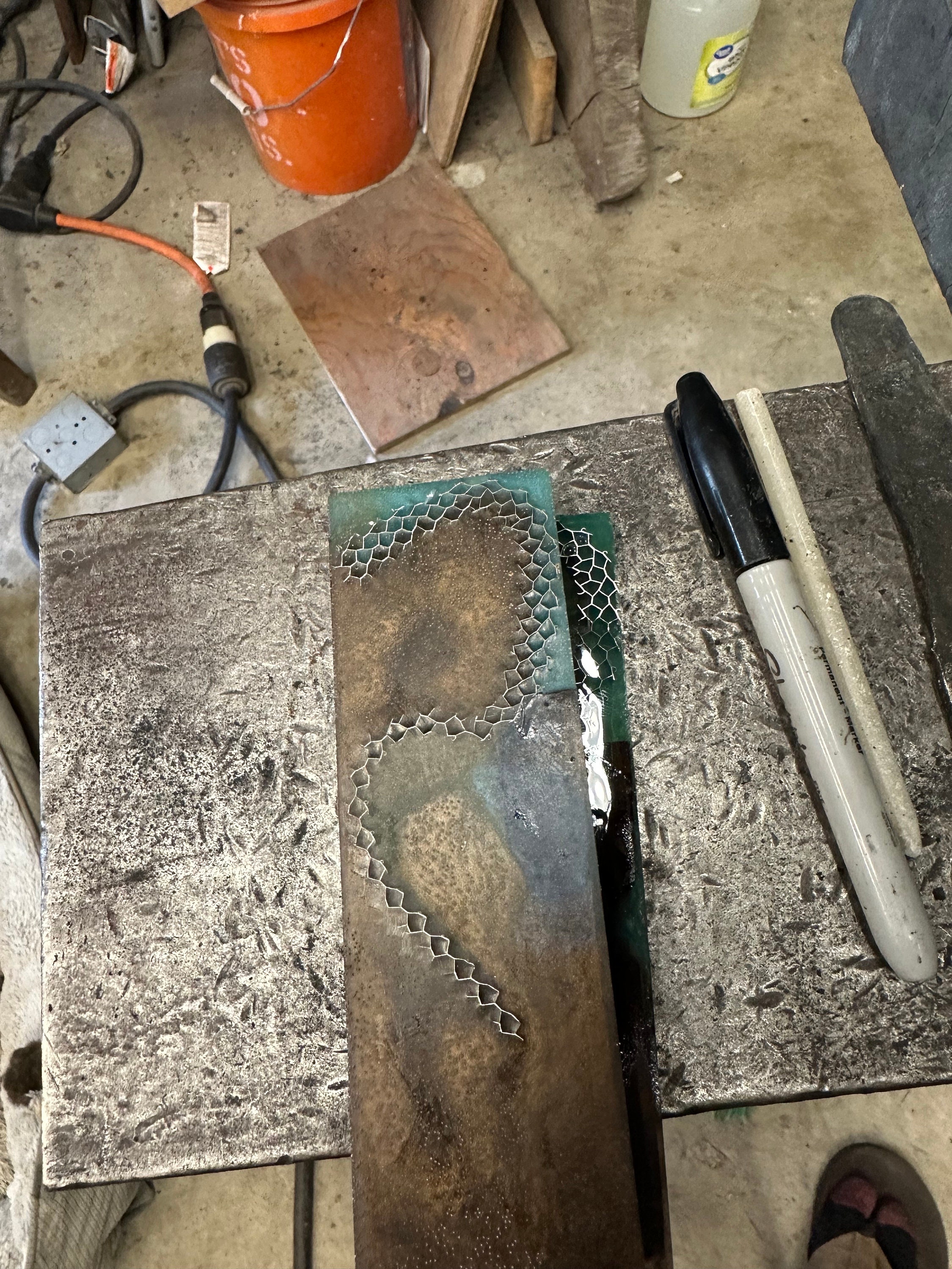 Handle Scales for Knife Making. Aluminum Resin Hybrid Material - Etsy