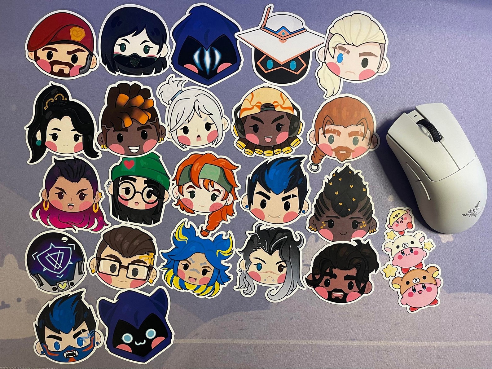 Kawaii Chibi Valorant Agent Stickers Matte Stickers Holo Stickers Decal ...